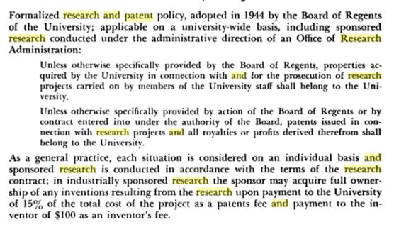 umich 1944 patent policy | Research Enterprise