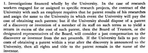 Penn State’s 1940 Patent Policy | Research Enterprise